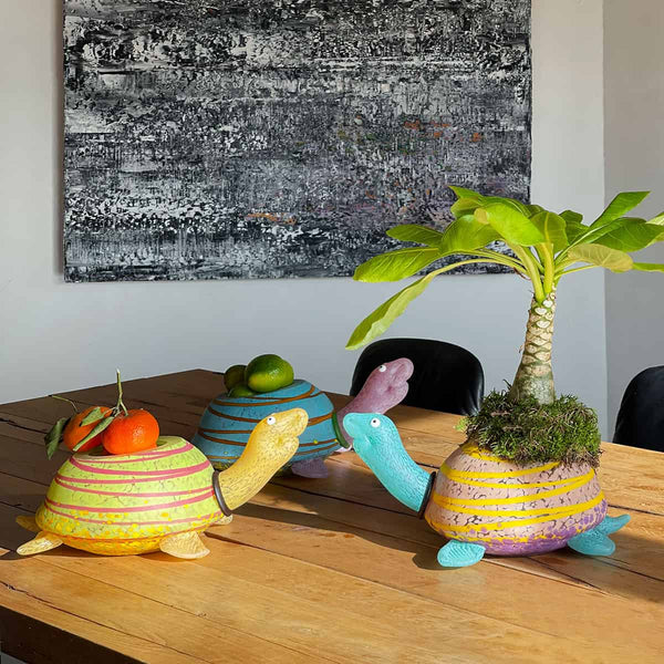 Toby Glass Bowl Turtle Apricot - Treeby & Bolton