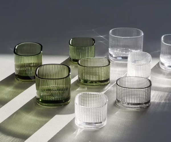 Magica Votive Super Ellipse Green 50mm - Treeby & Bolton